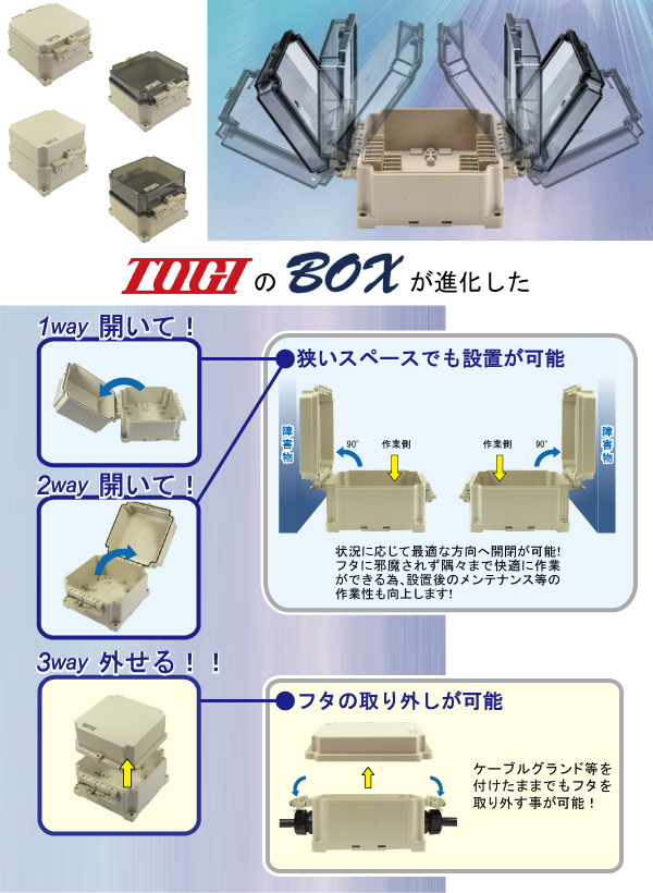 進化したTOGIのBOXターミナル – 東洋技研株式会社